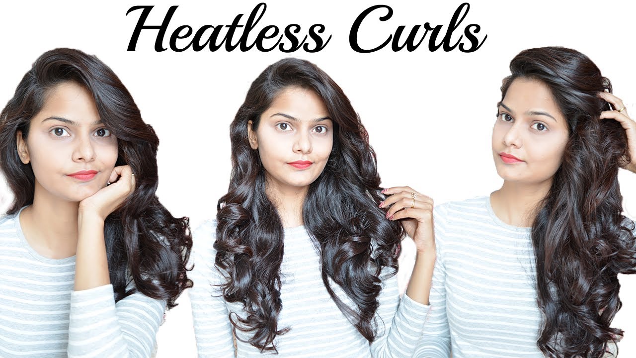 Heatless Curls | Magic Curler- First Impression | DIY Heatless Curls ...