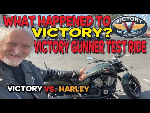 VICTORY GUNNER TEST RIDE REVIEW HARLEY VS VICTORY. WHY DID THEY FAIL ...