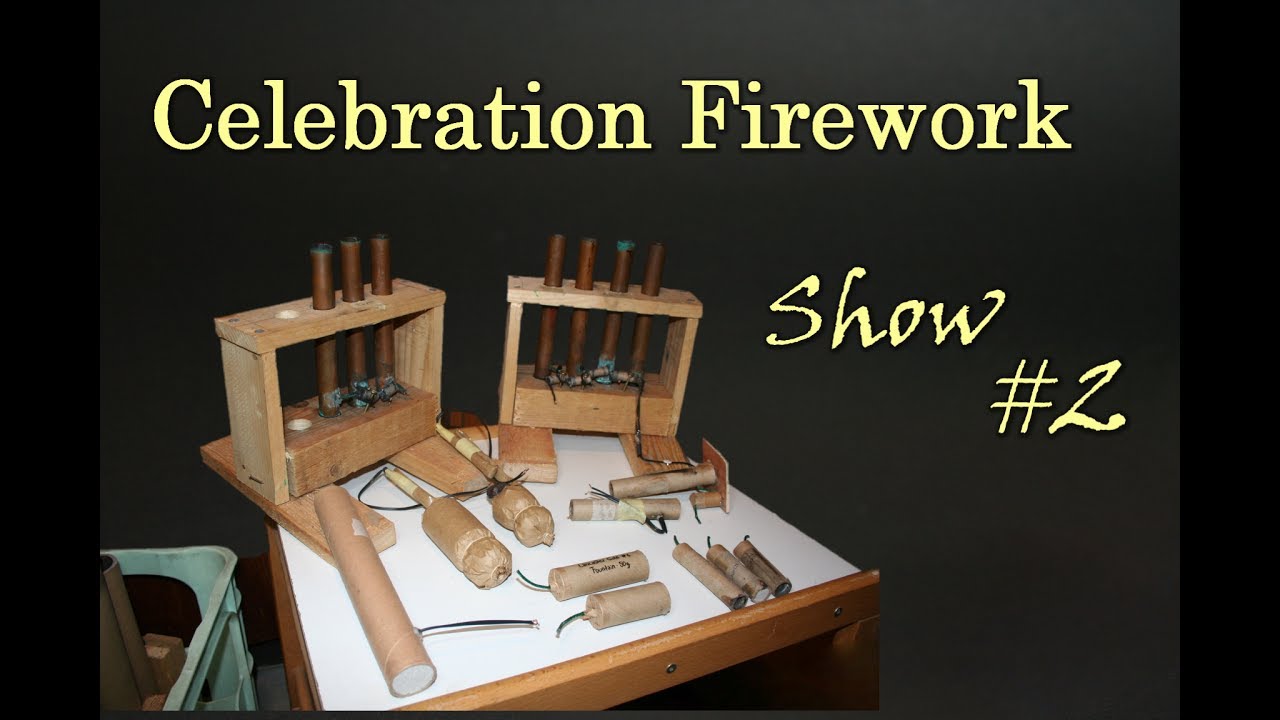 Homemade firework display #2 - YouTube