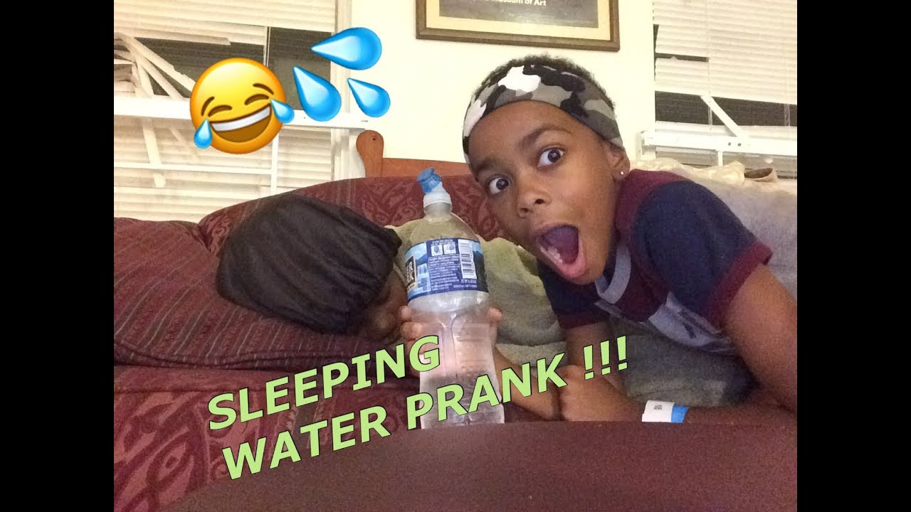 Sleeping Water Prank On Lil Sister She Told On Me Youtube