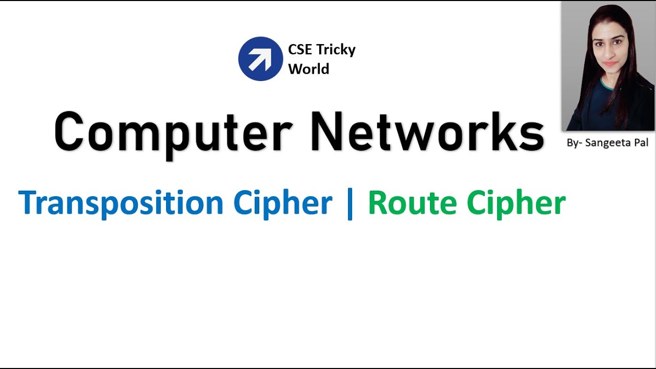 Computer Networks || Route Cipher || Hindi - YouTube