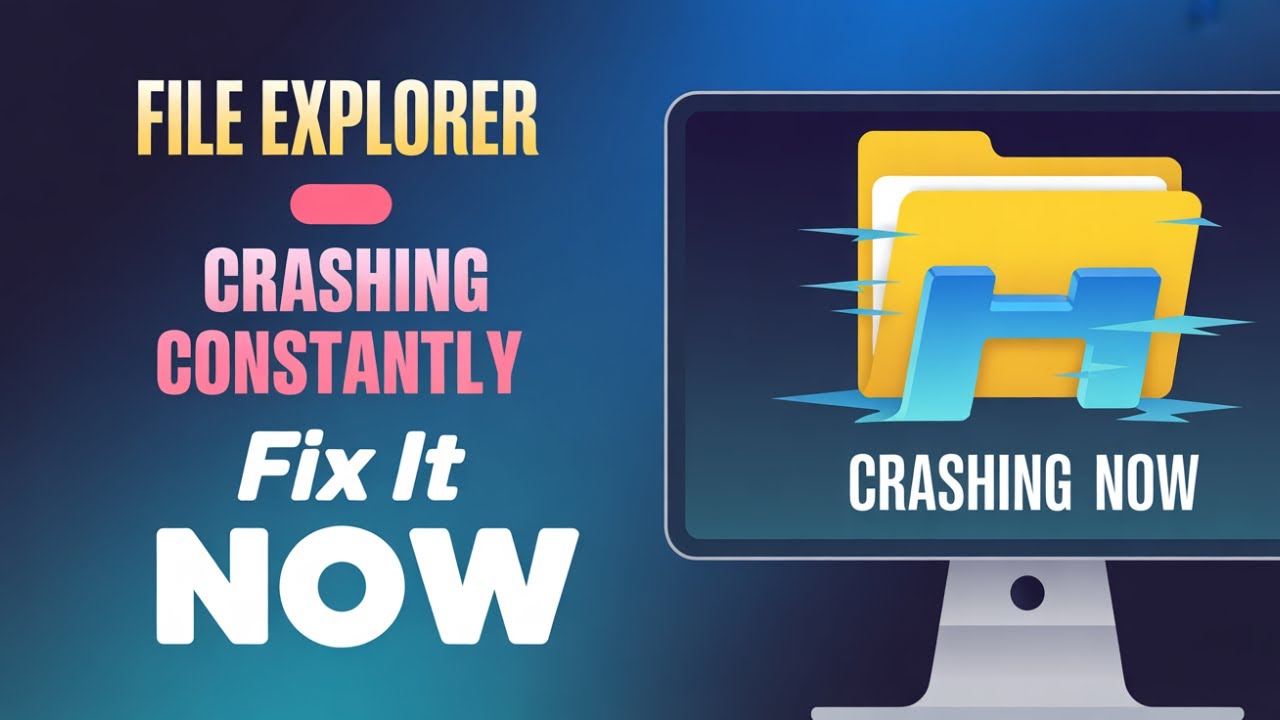 Windows 11 File Explorer Crashing Constantly Fixed [TUTORIAL] - YouTube