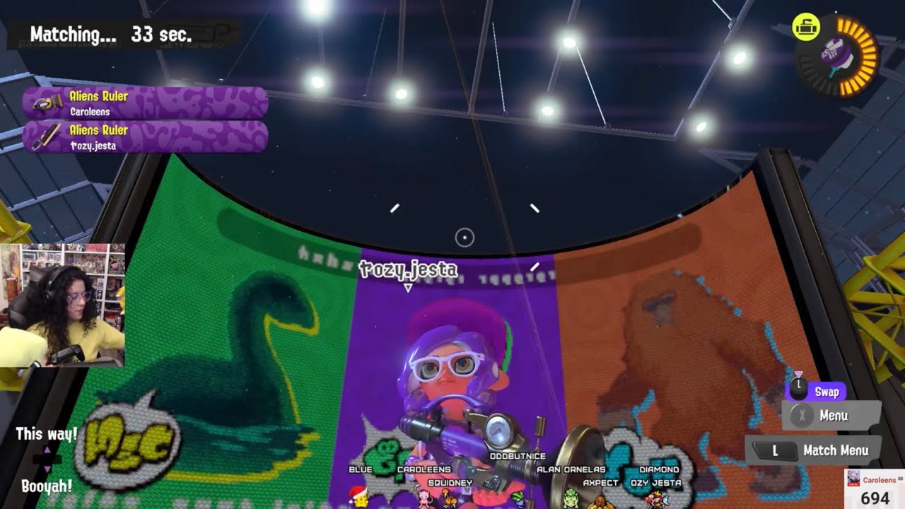 LIVE!!! ...ONE OF US..... | TEAM ALIEN! | Splatfest! | Splatoon 3 ...