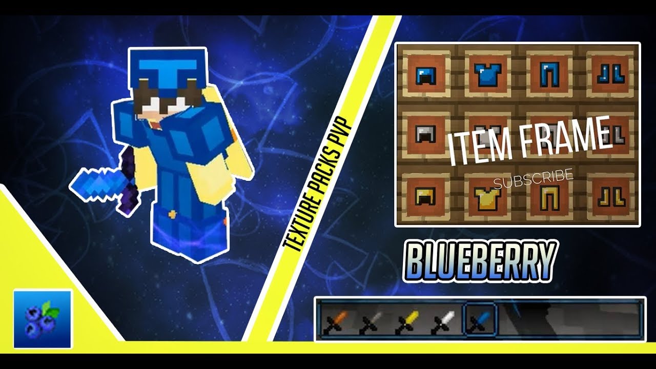BlueBerry 16x Texture Packs I Minecraft Pocket Edition - YouTube