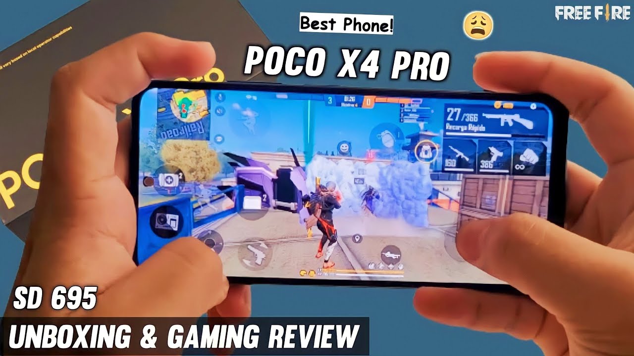 POCO X4 PRO 5G UNBOXING & GAMING TEST | POCO X4 PRO FREE FIRE GAMEPLAY ...