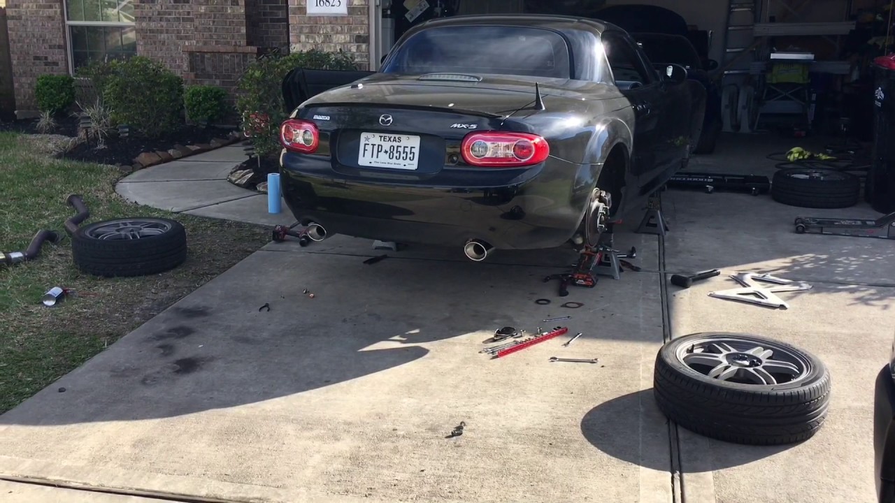 NC Miata exhaust tomei OBX-R - YouTube