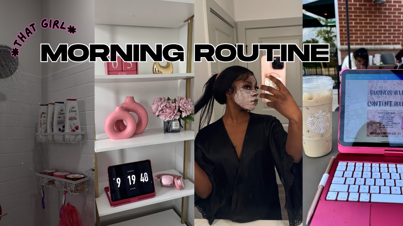 My REALISTIC morning routine | self care + healthy habits + being ...