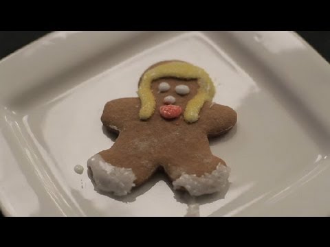 How to Make a Gingerbread Girl in Steps : Gingerbread Treats - YouTube