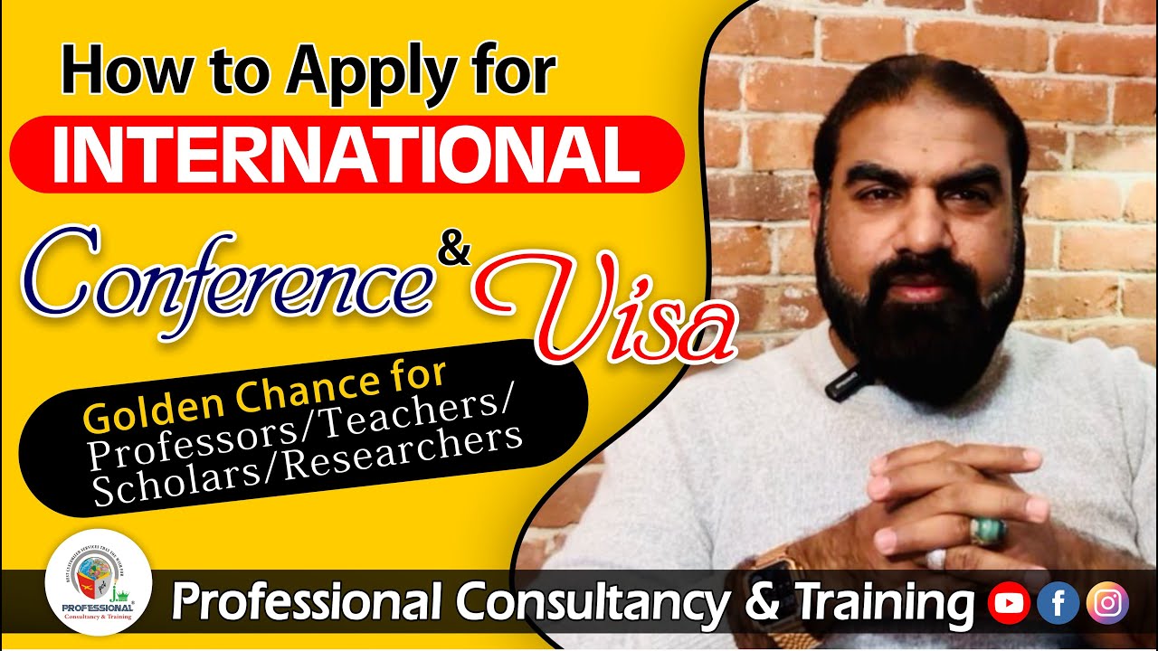 How to Apply international conference & Visa | Visa for International ...
