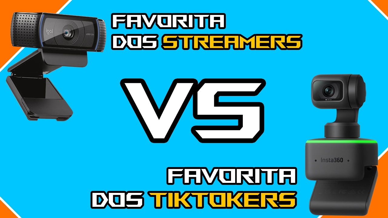 C920 VS Insta 360! COMPARATIVO! QUAL É A MELHOR WEBCAM PARA STREAMERS ...