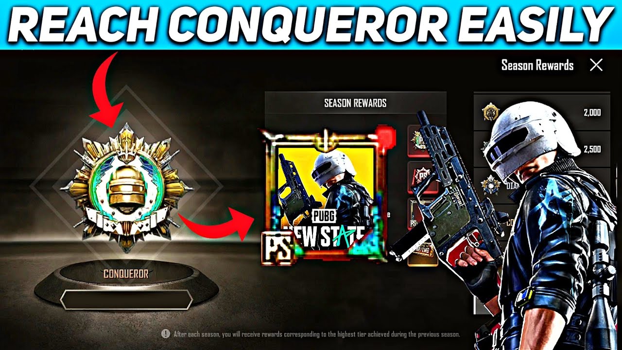 TOP 3 TIPS TO REACH CONQUEROR EASILY IN PUBG NEW STATE | HOW TO REACH ...