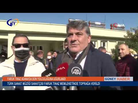 FARUK TINAZ ADANA'DA SON YOLCULUĞUNA UĞURLANDI
