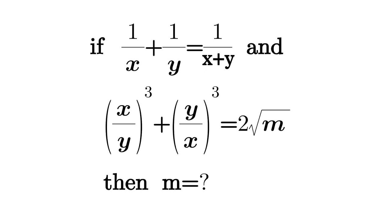 A basic Algebra problem | can you solve it - YouTube