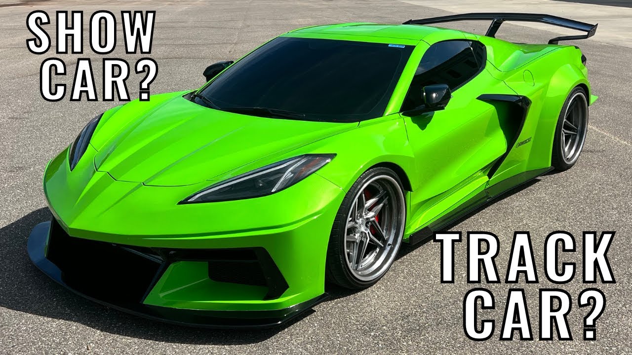 Does the C8 Corvette Liberty Walk belong on the track? - YouTube