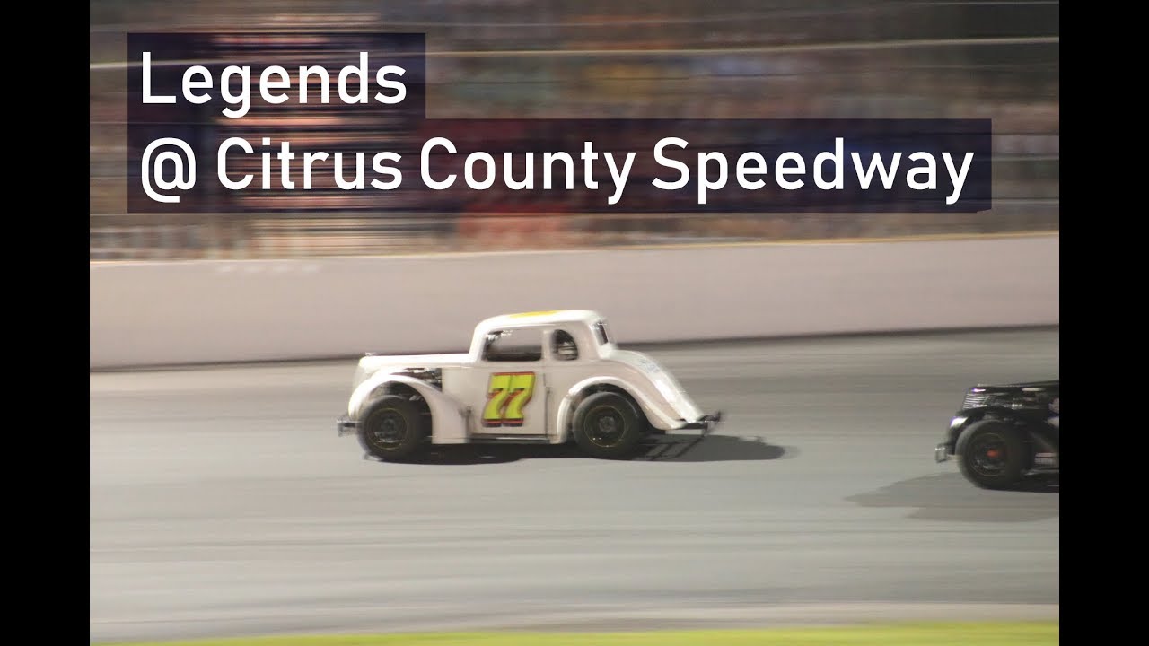 Legends @ Citrus County Speedway 9/9/18 - YouTube