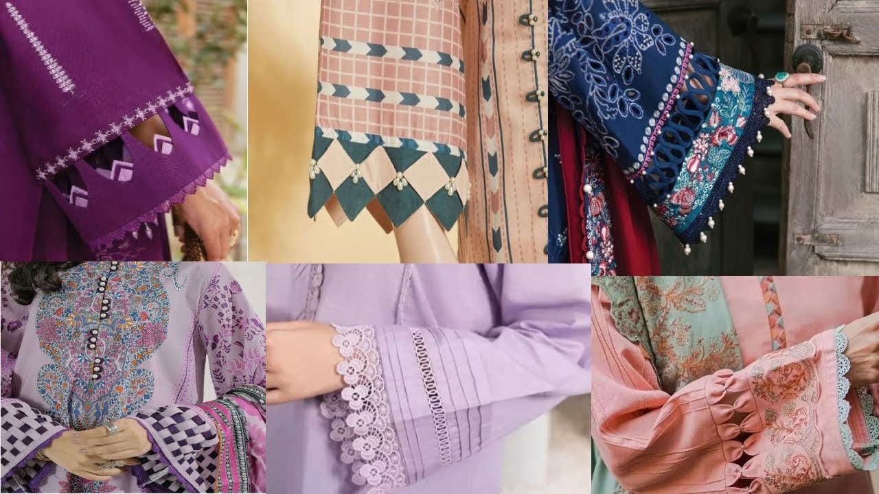 New Astin Designs 2024 | Stylish Sleeve Design | Bazu Ke Design Baju ...
