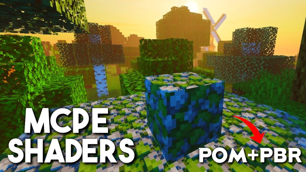 SHADERS POM+PBR PARA MCPE 1.18 e 1.17 - ULTRA REALISTA MINECRAFT PE ...