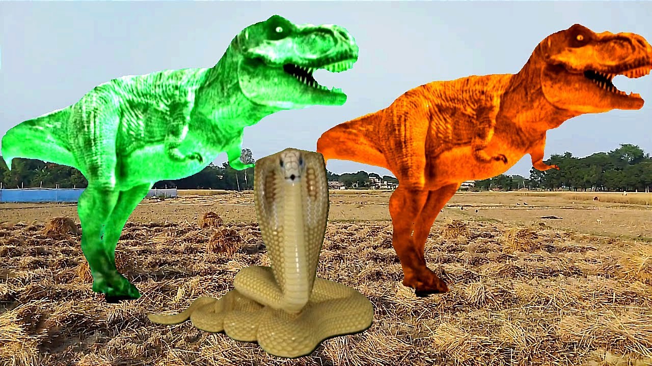 Double T rex dino with snake in khet. #dinosaur #dinosaurios # ...