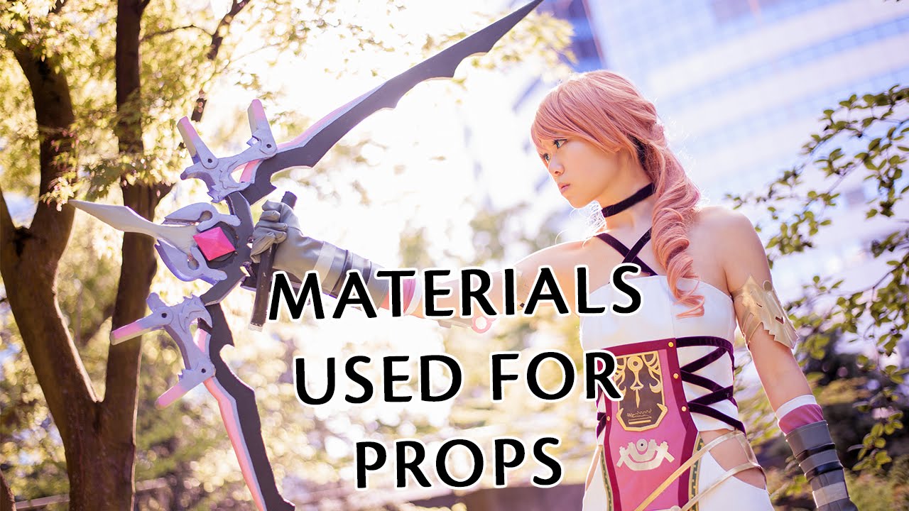 WHAT MATERIALS I USE FOR PROPS - YouTube