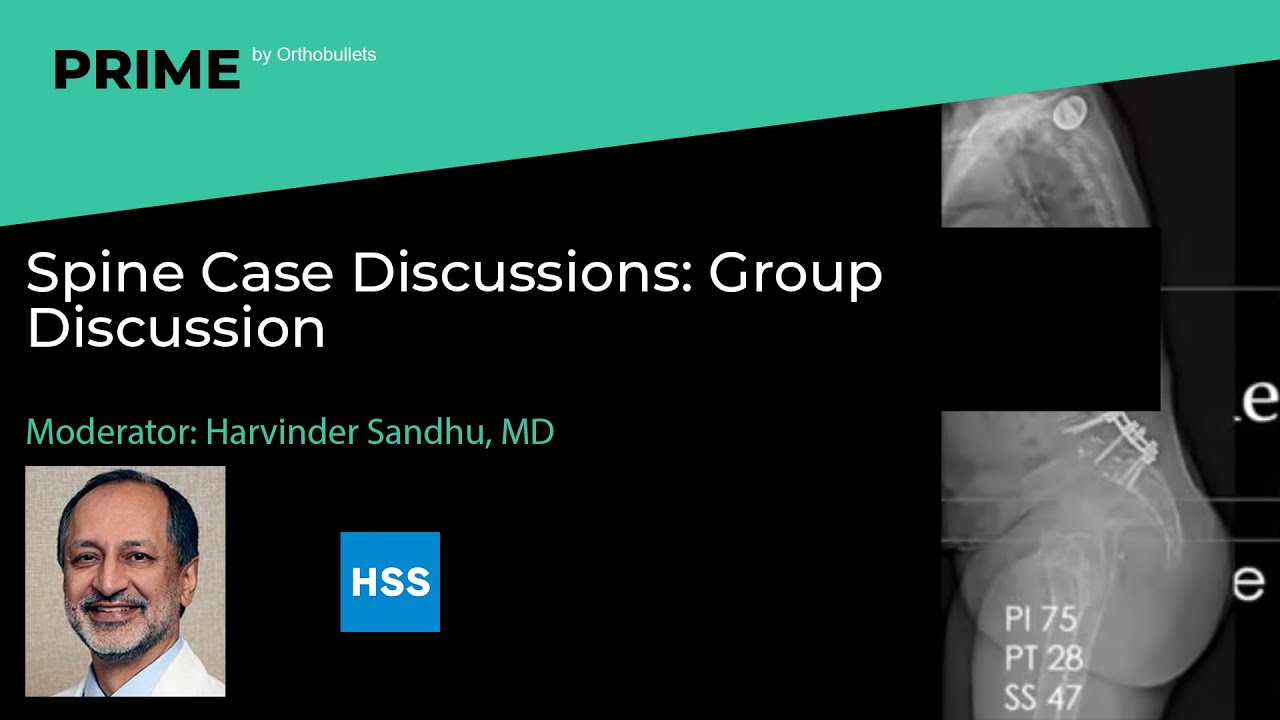 Spine Case Discussions: Group Discussion - YouTube