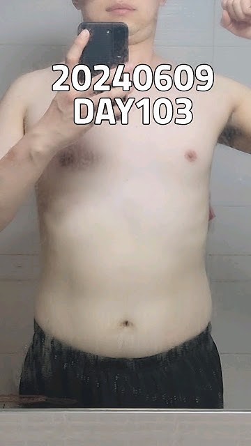 177cm 78kg 팔굽혀펴기100개, 턱걸이15개 103일차, 10kg 덤벨 스쿼트 100개 65일차 몸변화,식단x - YouTube