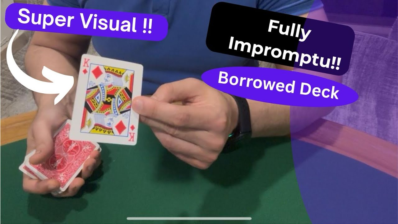 Easy Visual Card Trick Tutorial!! - YouTube