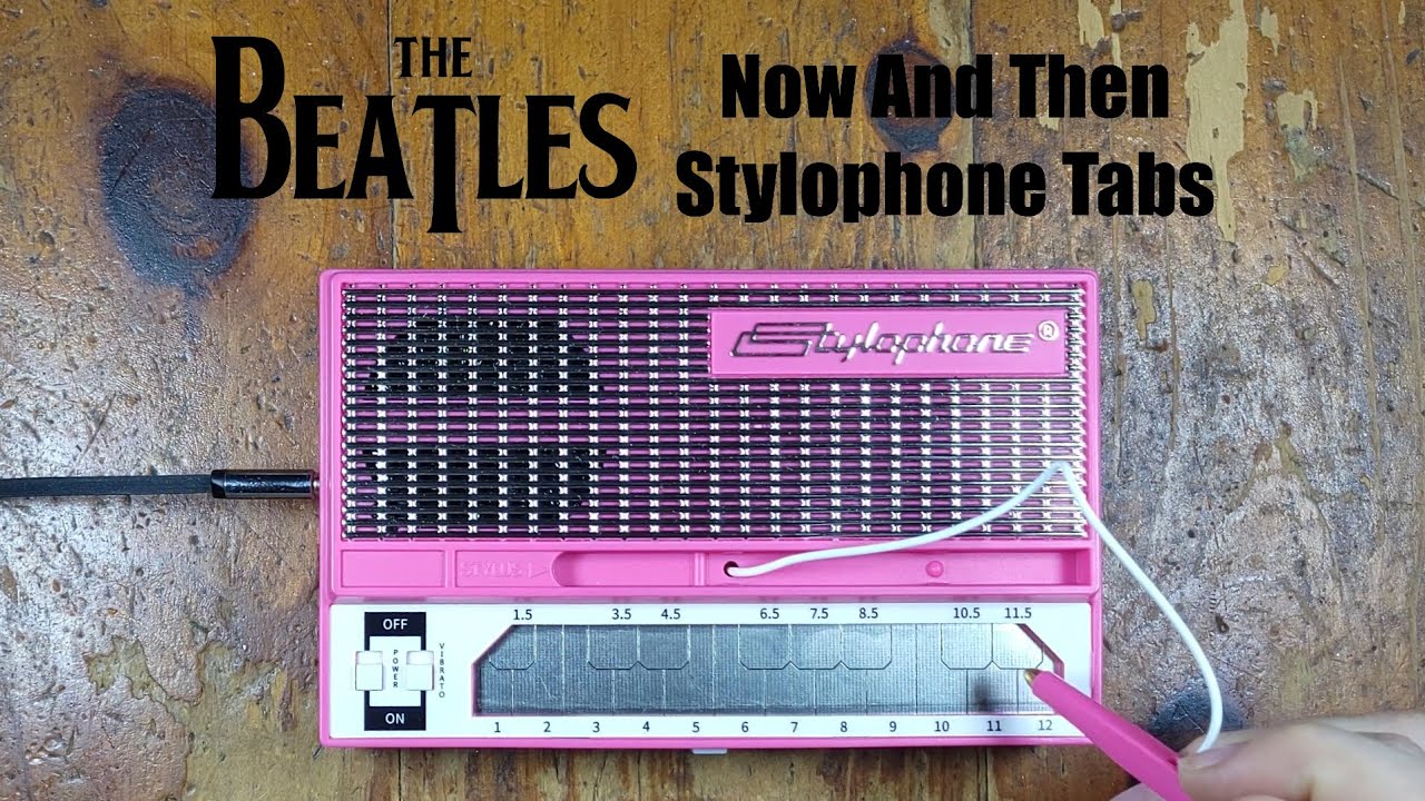 The Beatles - Now And Then / Stylophone Tutorial with Tabs ( Free ...