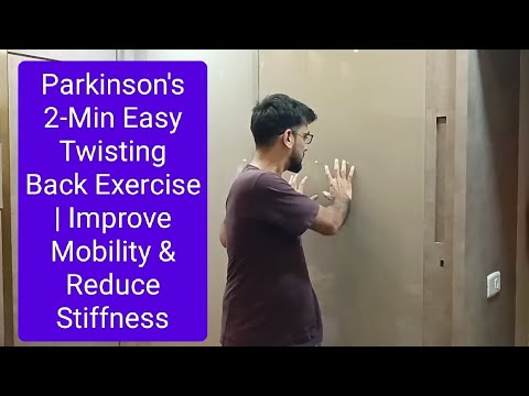 Parkinson's 2-Min Easy Twisting Back Exercise | Improve Mobility & Reduce Stiffness - YouTube