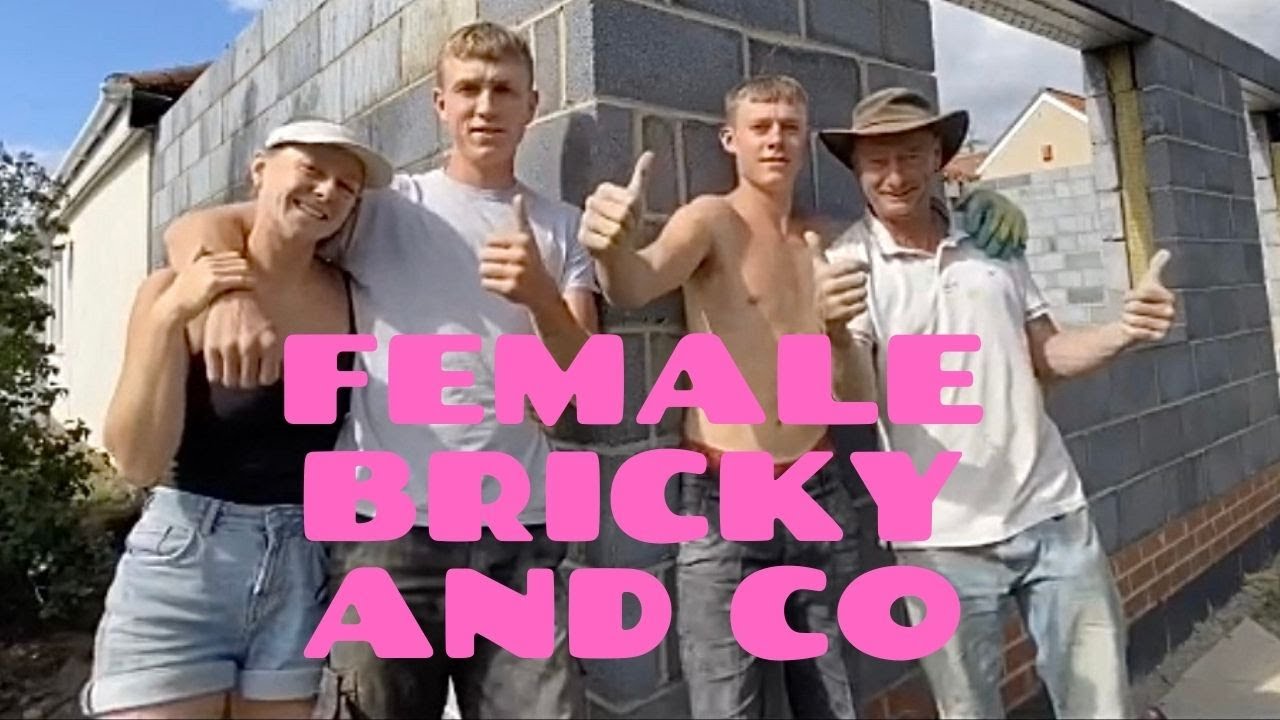 Female Bricklayer and her family of builders - YouTube