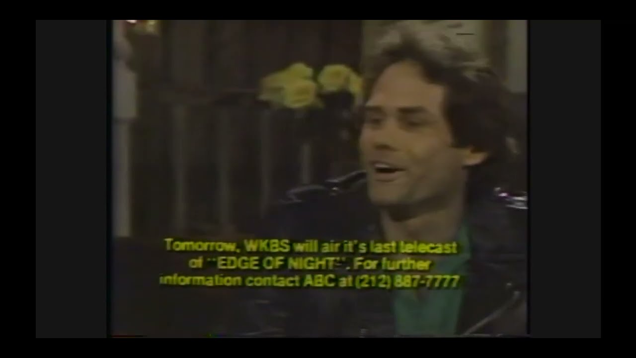 WKBS Channel 48 1982 The Edge of Night Last Telecast Disclaimers ...