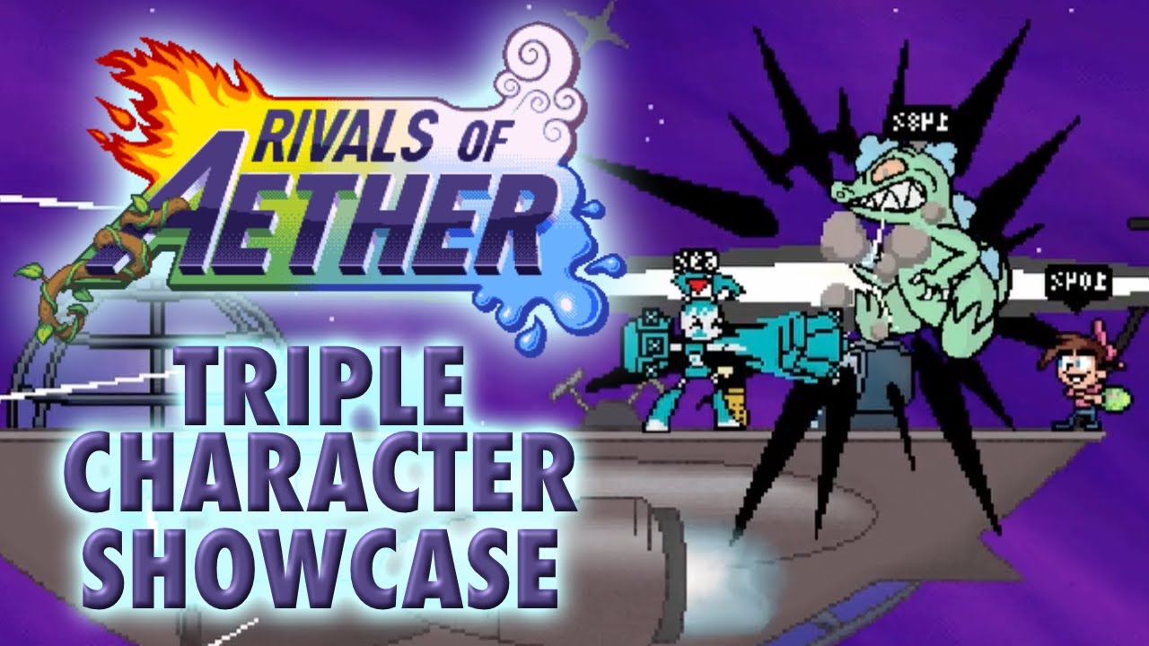 Rivals of Aether Workshop: Triple Character Showcase (Reptar, Jenny ...
