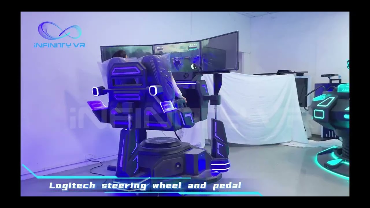 Infinity 3DOF 3 Screens Rotating Car Machine-360 Degree Horizontal ...