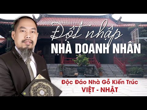 Độc đáo phong thủy nhà gỗ kiến trúc Việt Nhật