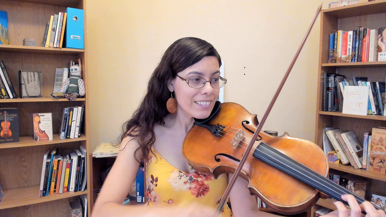 Bouree Suzuki Book 2 Viola - YouTube