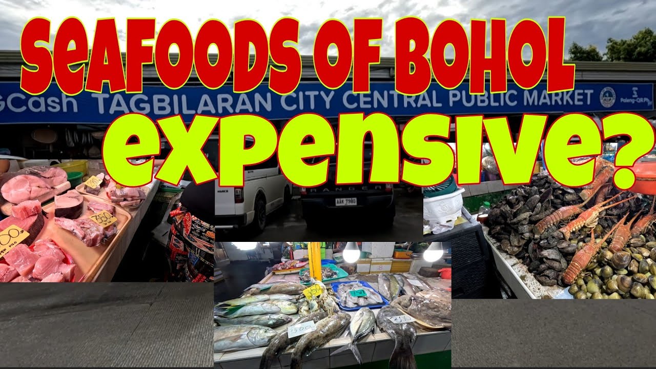 Exploring the biggest seafood market in bohol 🇵🇭 | Was it expensive ...