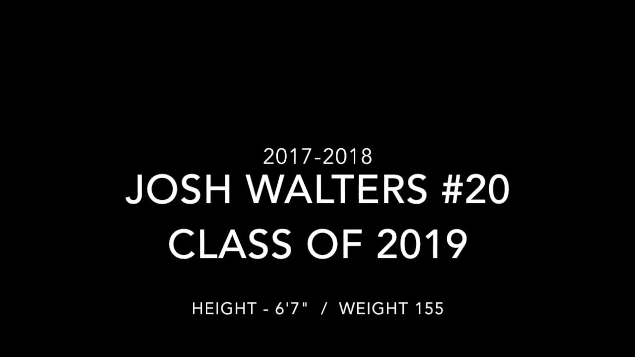 Josh Walters - Junior - 17-18 *****Highlights******* - YouTube