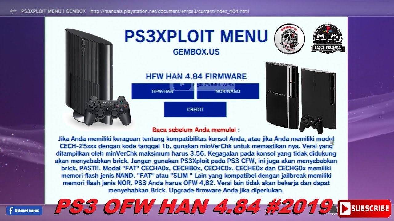 New Menu PS3Xploit Han 4.84 And HanToolBox Offline - YouTube