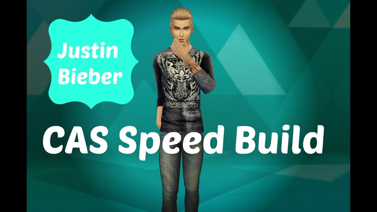 Sims 4 CAS: Justin Bieber - YouTube