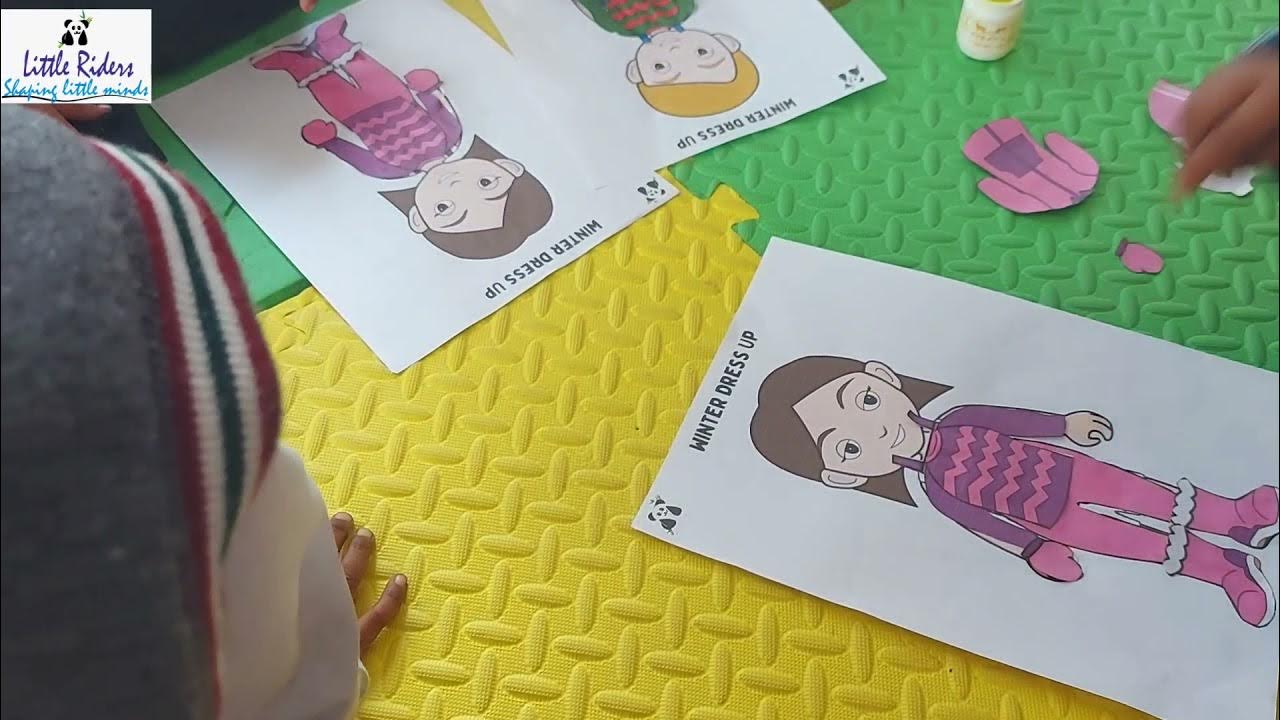 Winter Dress Up | Activity for kids - YouTube