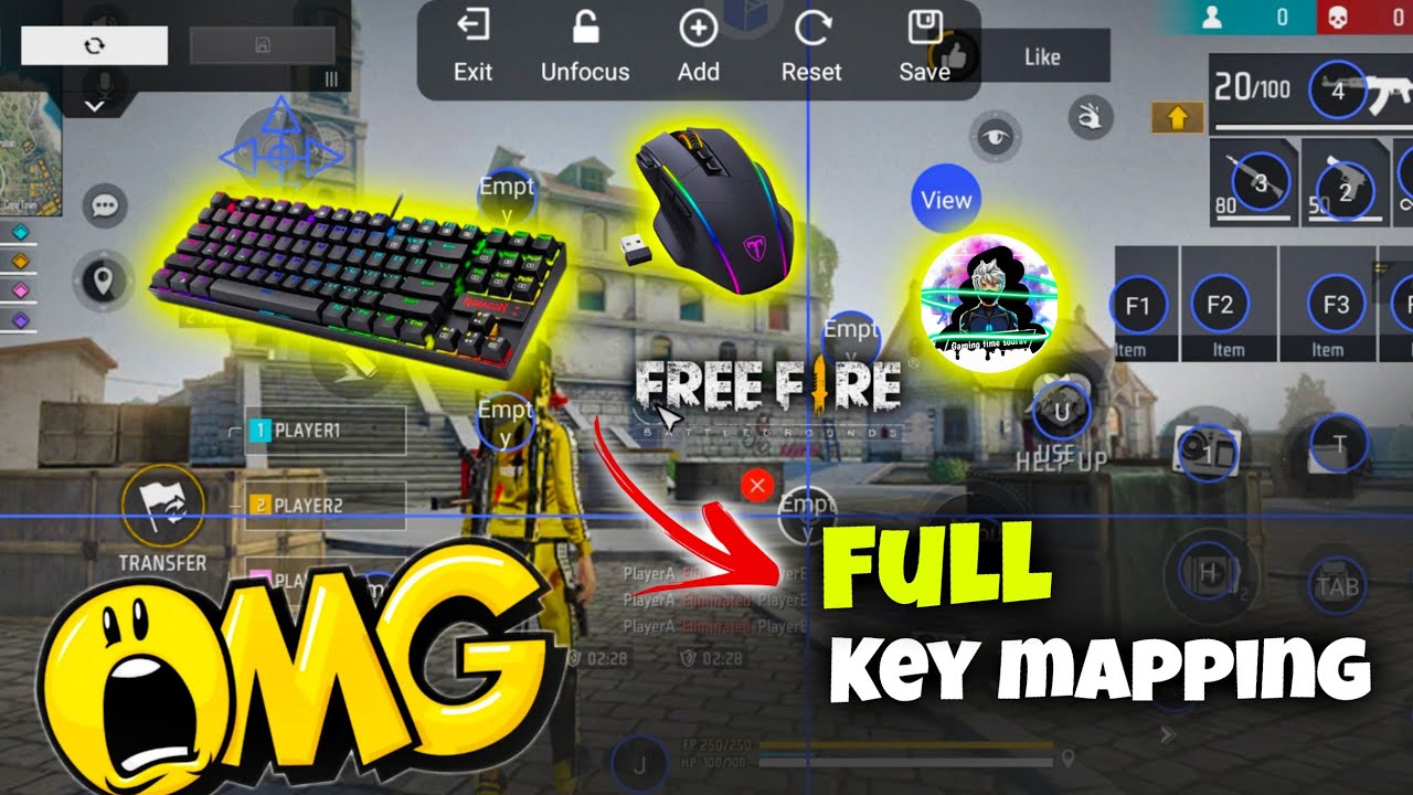Beginners Pro Level Keymap $ Settings GG Mause Pro⌨️🖱️ | How To play ...
