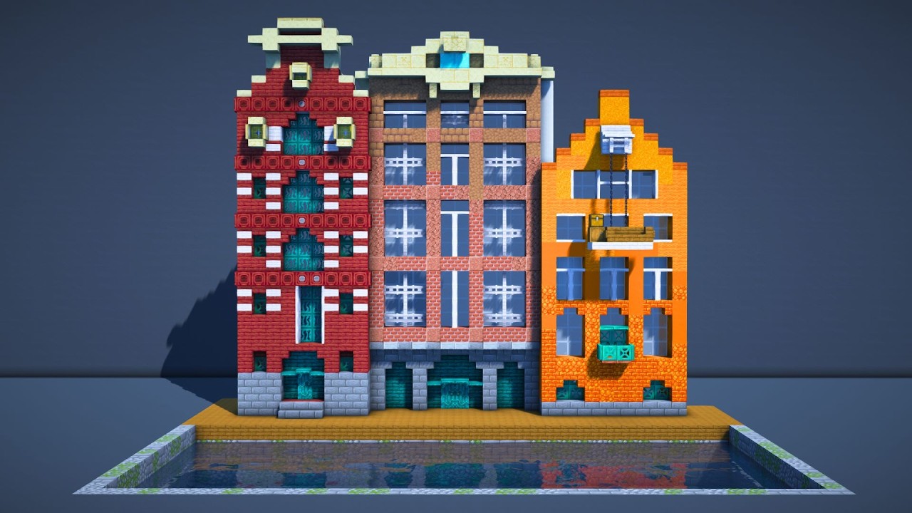 building Amsterdam canal houses with no plan - YouTube