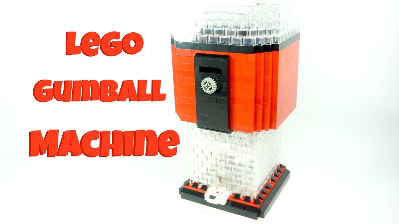 Lego Gumball machine (life size) - YouTube