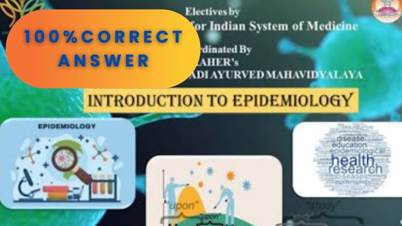 introduction to epidemiology module 4 answer key / #bams # ...