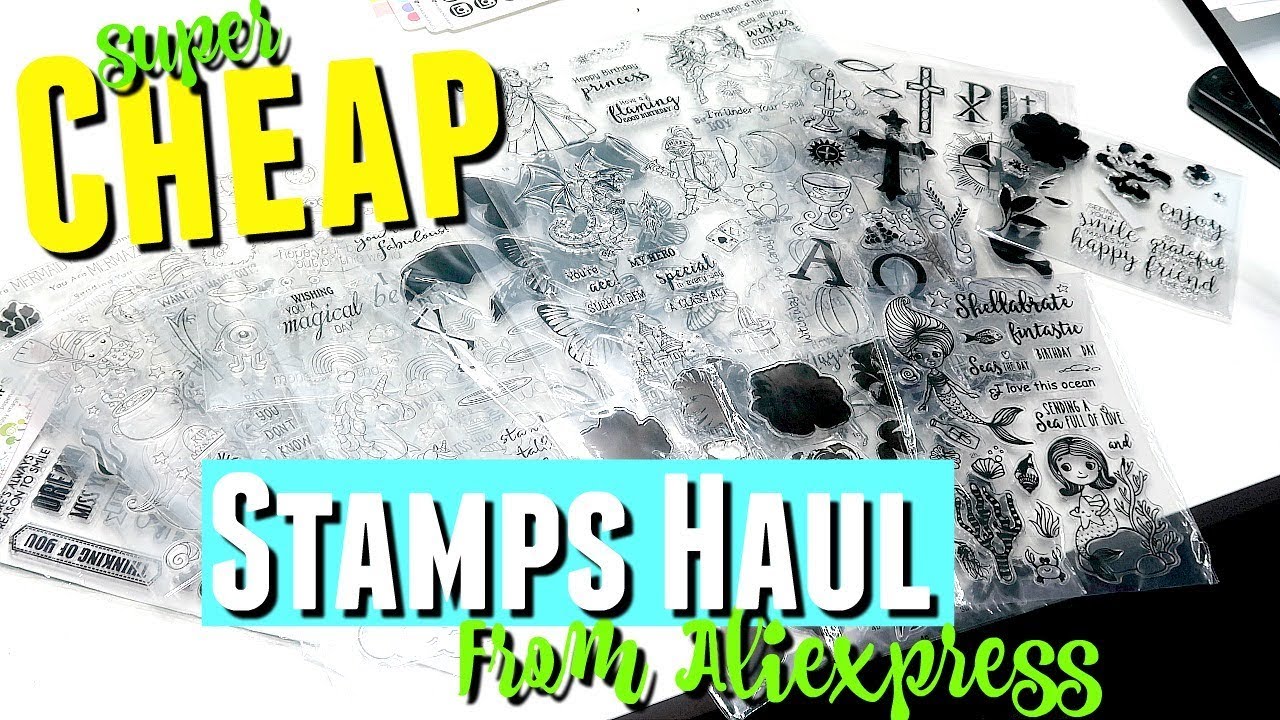 Cheap Clear Crafting Stamps Haul, Clear Stamp Haul for Crafting ...