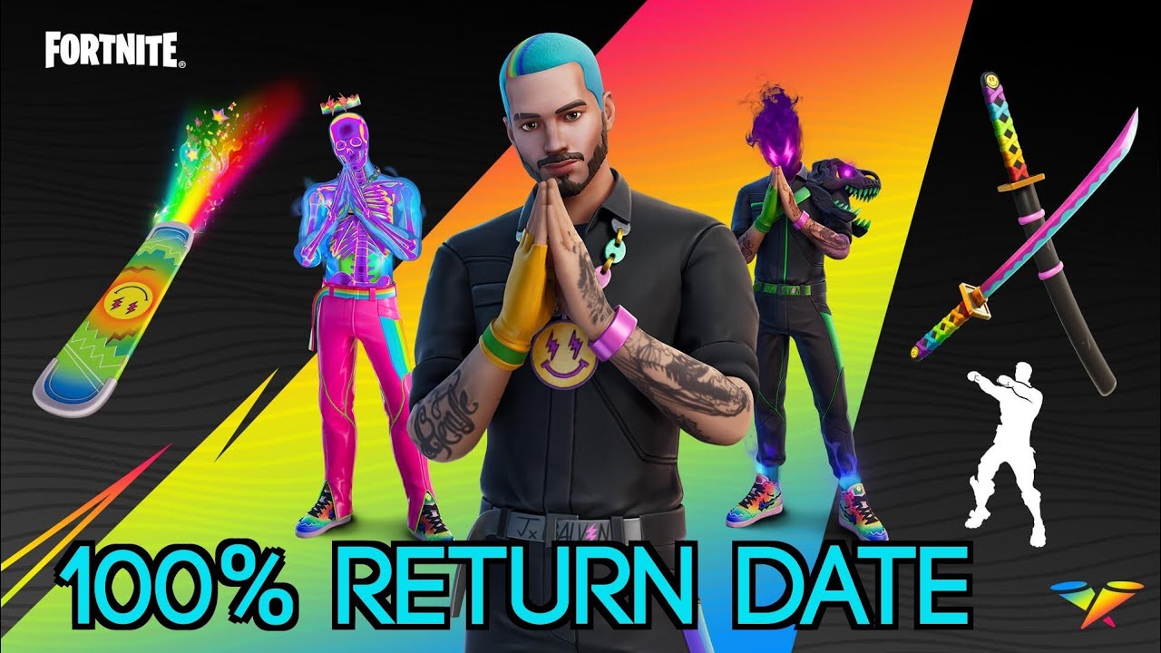 J Balvin Skin RETURN RELEASE DATE in Fortnite Item Shop! (J Balvin Skin ...