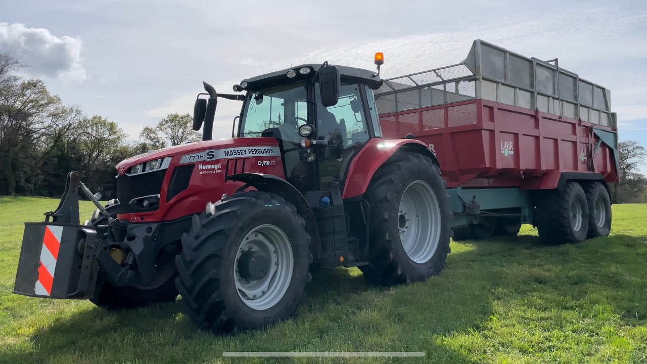 Ensilage d'herbe 2022 ETA Mothay Bazouges la pérouse - YouTube