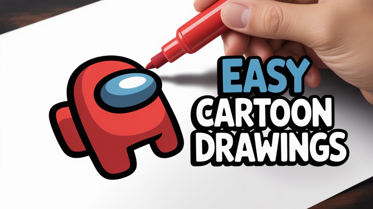 Drawing Cartoon Characters With Surprising Results! - YouTube