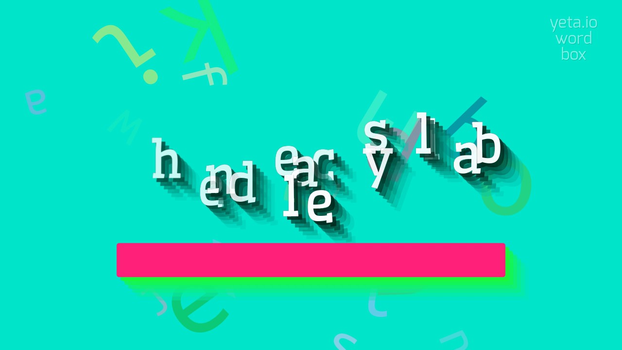 How to say "hendecasyllable"! (High Quality Voices) - YouTube