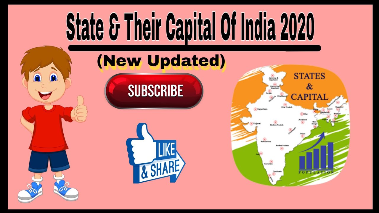 State Their Capitals Of India 2020 New Updated state-their-capitals-of-india-2020-new-updated