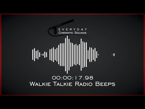 Walkie Talkie Radio Beeps | HQ Sound Effects - YouTube